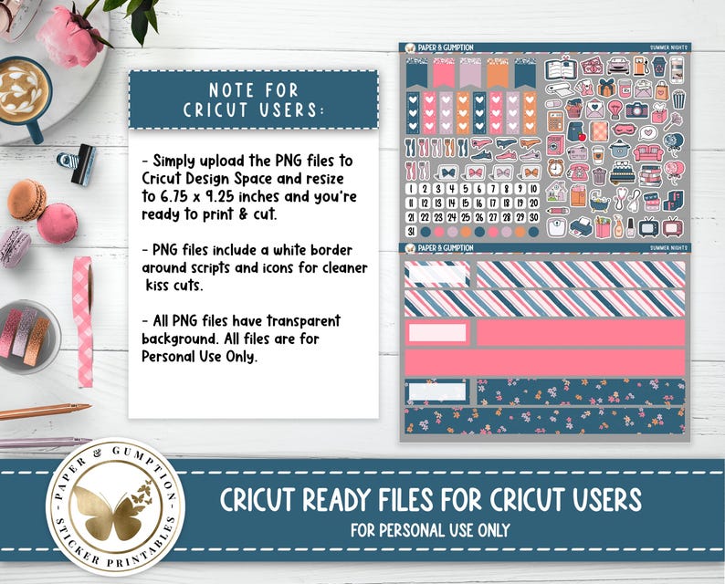Printable Planner Stickers Weekly Sticker Kit Classic Happy Planner ...