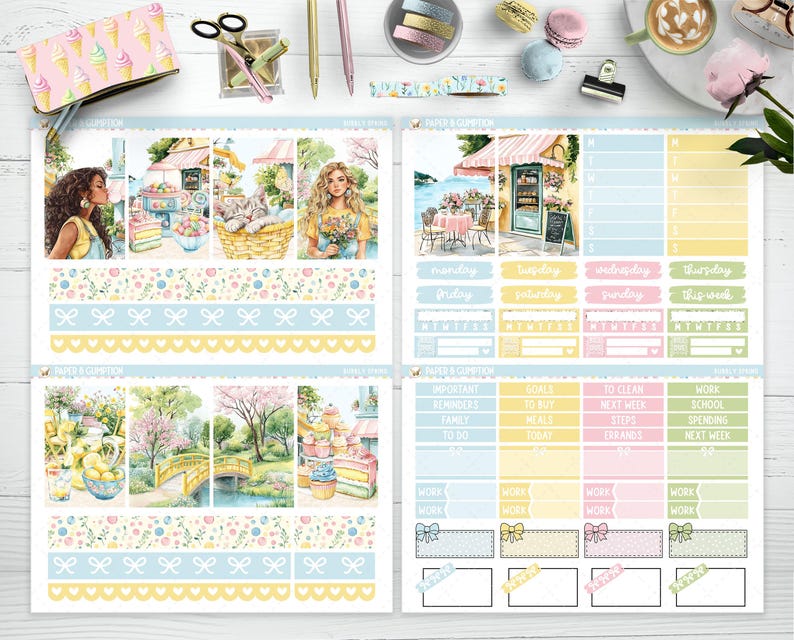 Printable Planner Stickers Weekly Sticker Kit Classic Happy Planner ...
