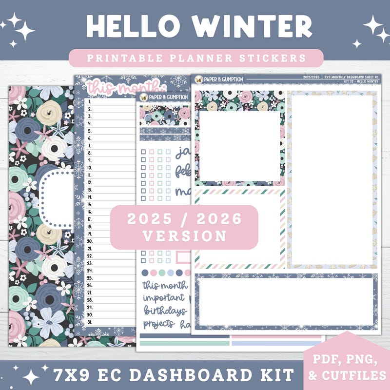 January Dashboard Page - Etsy