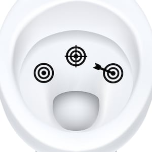 Toilet Targets Aim Bullseye Potty Training Practice 3 Piece Collection ...