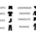 Dresser Decal Labels - Clothing Labels - Dresser Labels - Kids Labels ...