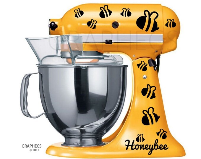 Honeybee Kitchen Mixer Set Vinyl Decal Sticker Bumble Bee Home Decor - Etsy