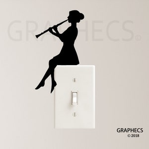 Clarinet Music Decal Vinyl Sticker Jazz Sitting Classical Instrument ...