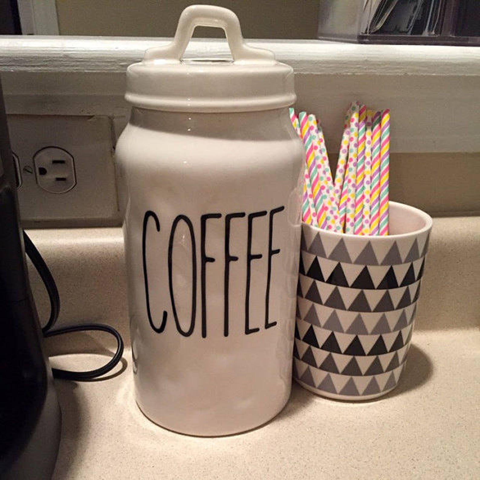 Rae Dunn Personalized Custom Vinyl Decal Stickers Kitchen - Etsy