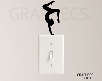 Girl Singing Vinyl Decal Sticker Light Switch Kids Room Decor - Etsy