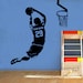 Personalized Basketball Wall Decal - Custom NAME & NUMBERS Custom ...
