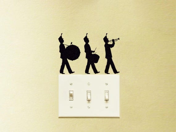 Marching Band Vinyl Decal Sticker Light Switch Instruments | Etsy