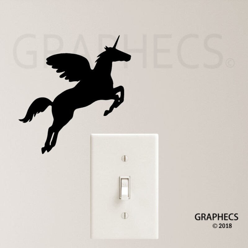 Unicorn Light Switch - Etsy