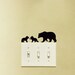 Three Bears Vinyl Decal Stickers Light Switch Kids Nursery Room Decor ...
