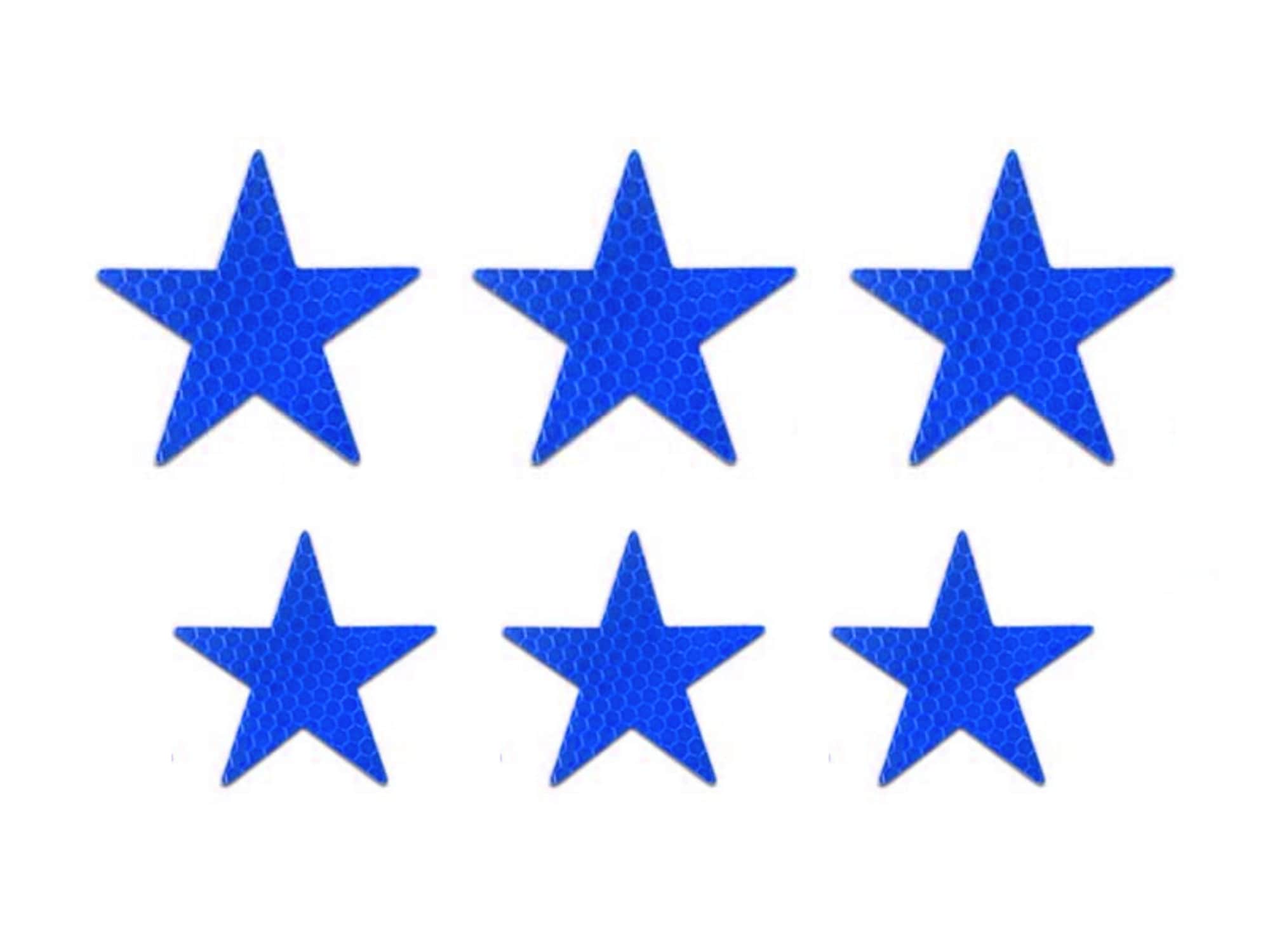 Reflective Star Decal Set 6 Pcs Bicycle Stickers Reflector | Etsy