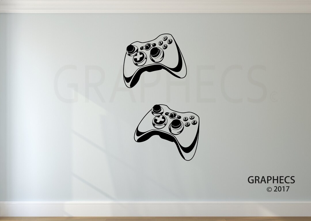 Video Game Joysticks Gaming Room 3D Vinyl Decal Sticker Kids - Etsy