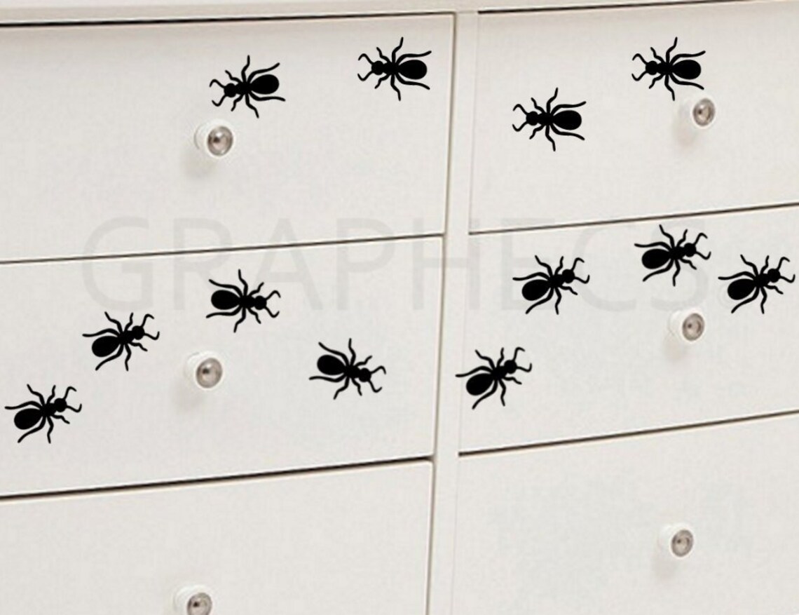 Set of Ants Decal Stickers Insects Bugs Boys Kids Home Decor - Etsy