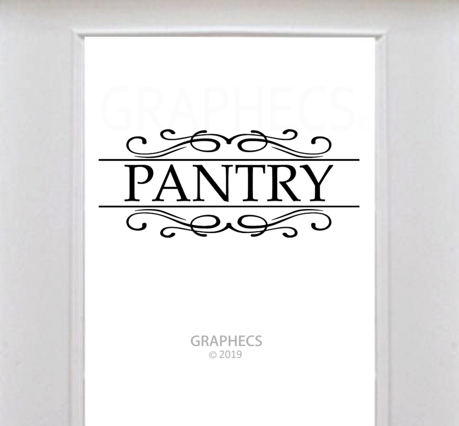 Custom Door Labels - Pantry Laundry Welcome Office Personalized Sticker ...