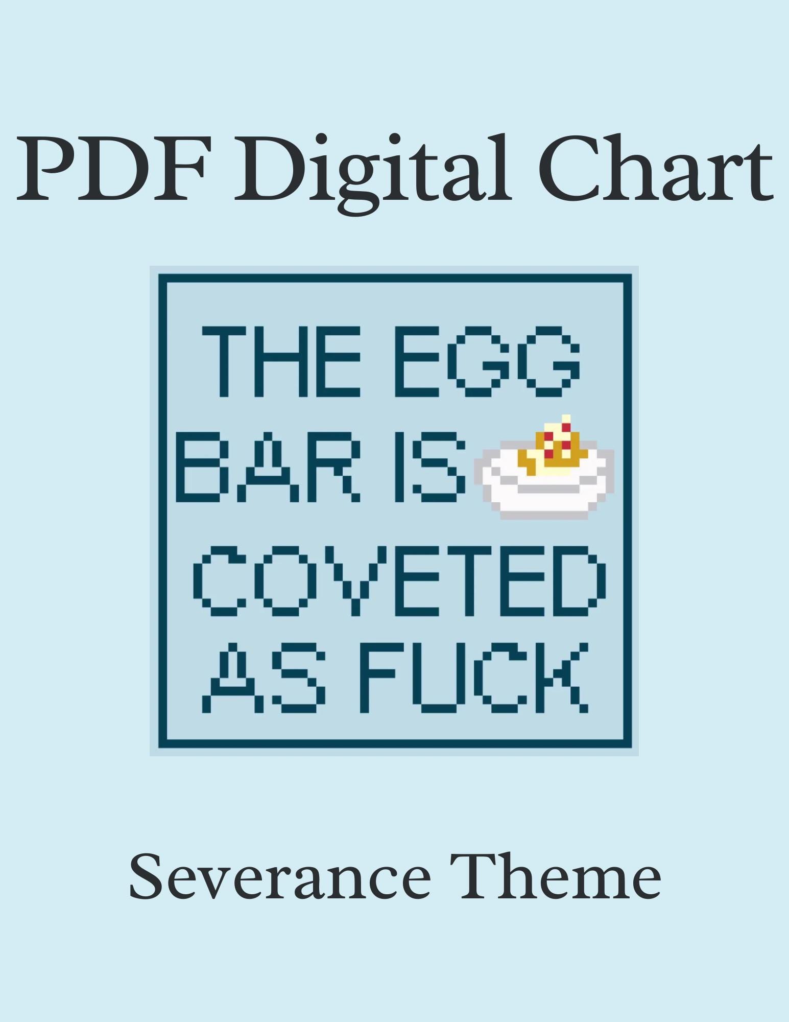 Severance Digital Download | Severance Egg Bar Needlepoint and Cross ...