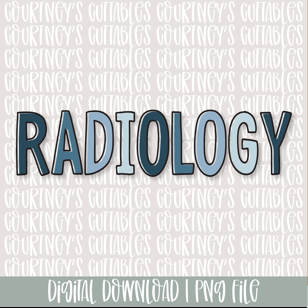 Radiology Sublimation Design and SVG File - Etsy