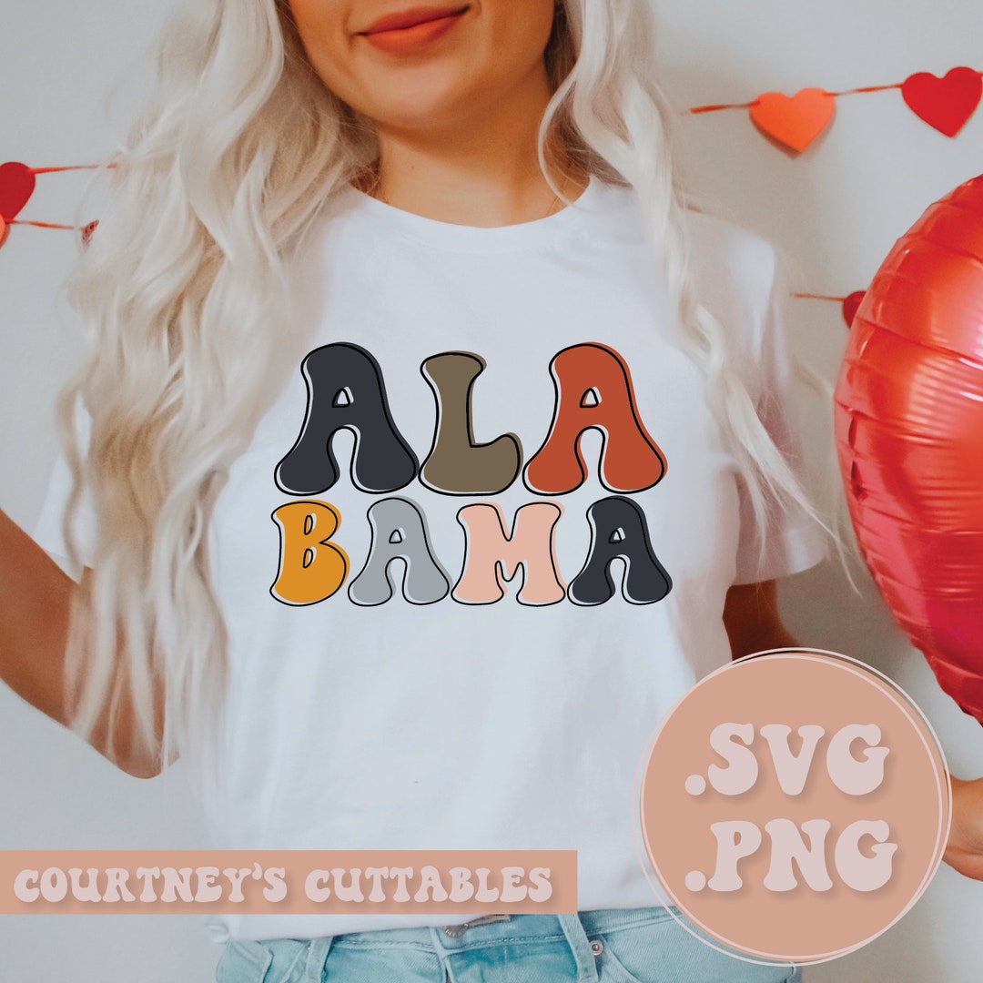 Alabama Sublimation Design AL PNG File AL State Cricut and Silhouette ...