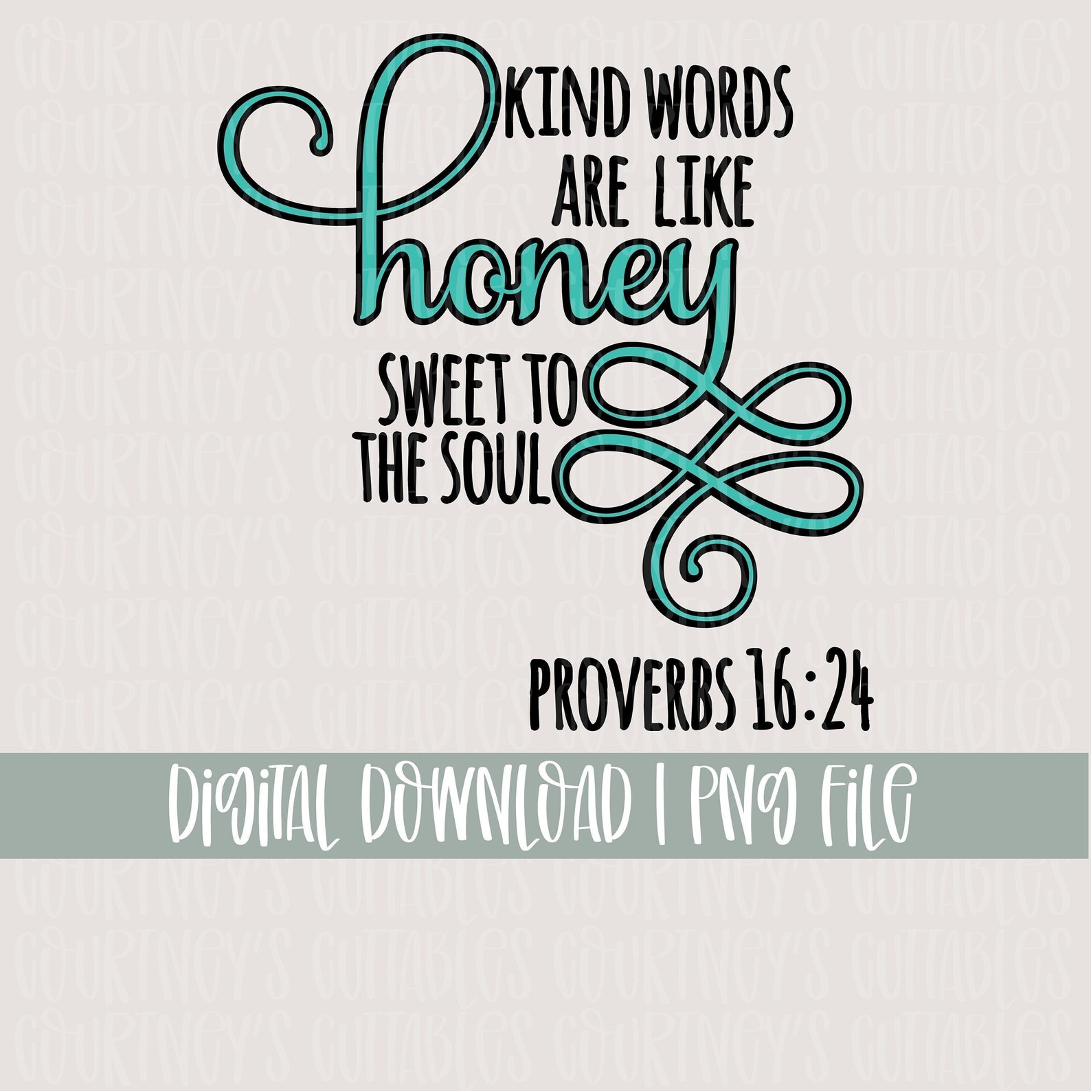 Kind Words Are Like Honey Sweet to the Soul Svg Png Eps and | Etsy