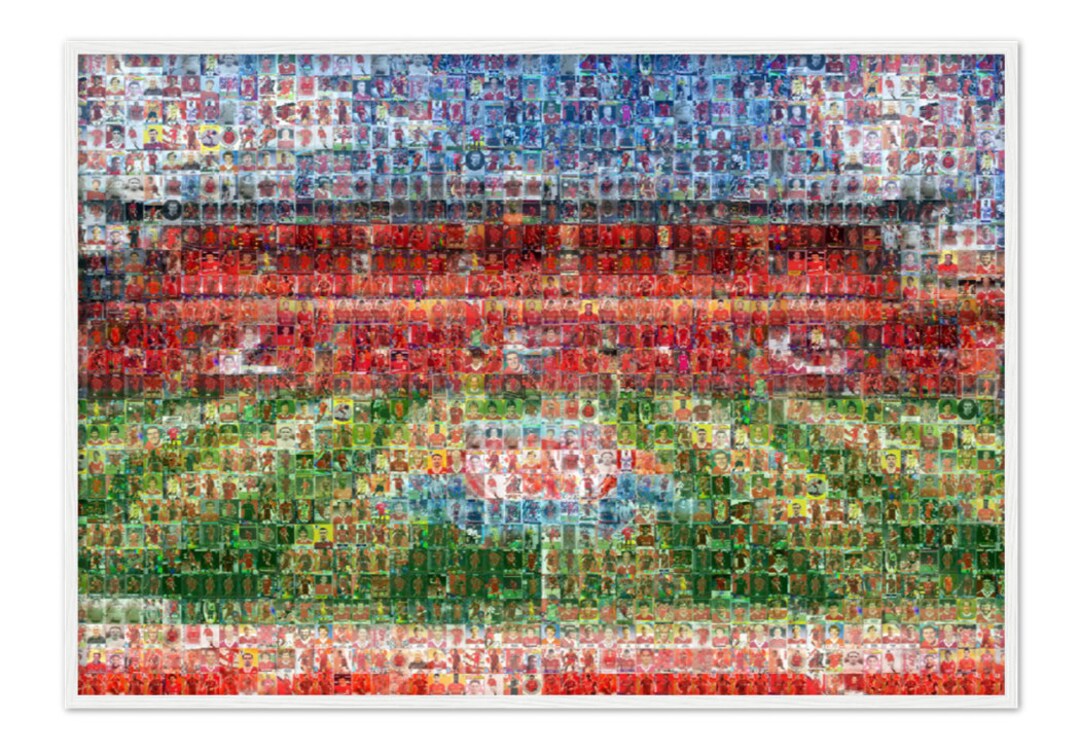 Anfield Stadium Mosaic Art From Player Cards-father's Day Gift! - Etsy