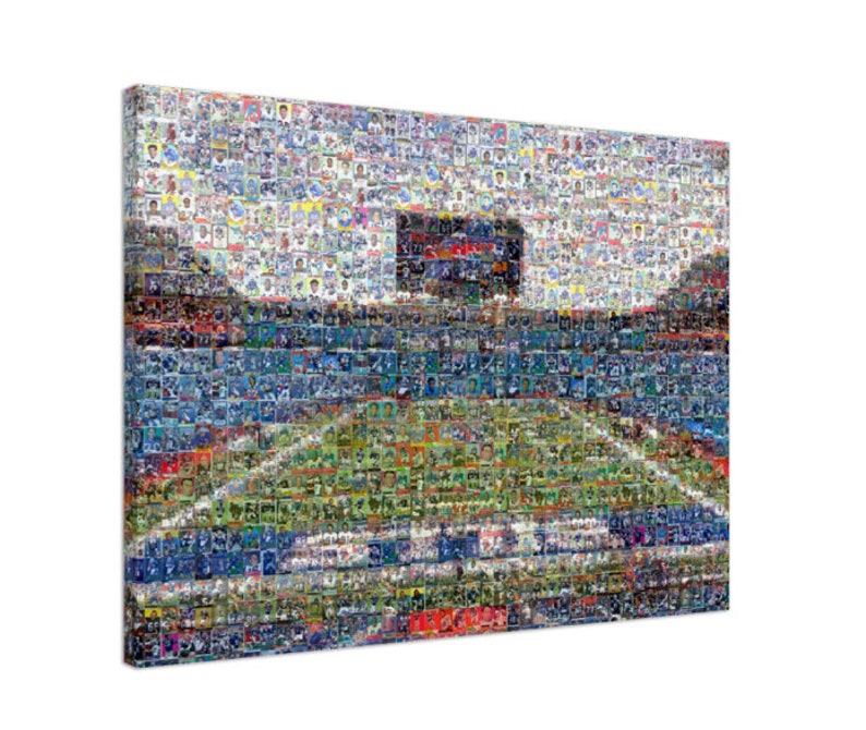 Buffalo Bills Mosaic Wall Art Print of Highmark Stadium From - Etsy