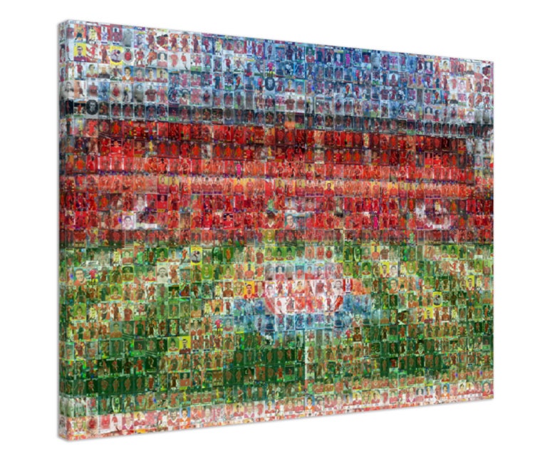 Anfield Stadium Mosaic Art From Player Cards-father's Day Gift! - Etsy