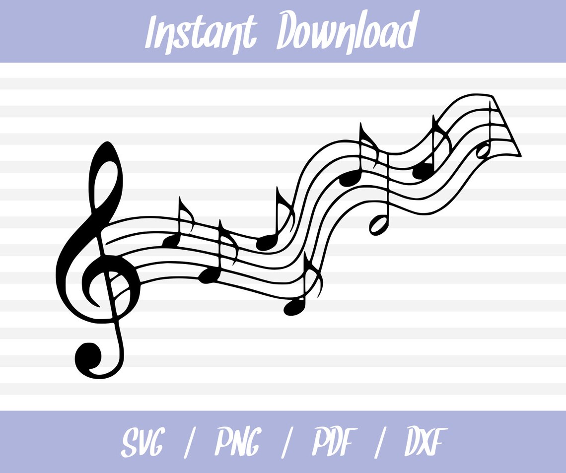 Music Notes SVG // Music PNG // Music Notes Cut File // Music Notes ...