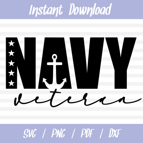 Navy Svg - Etsy