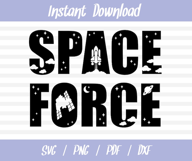 Space Force SVG // Space Force PNG // Military SVG - Etsy