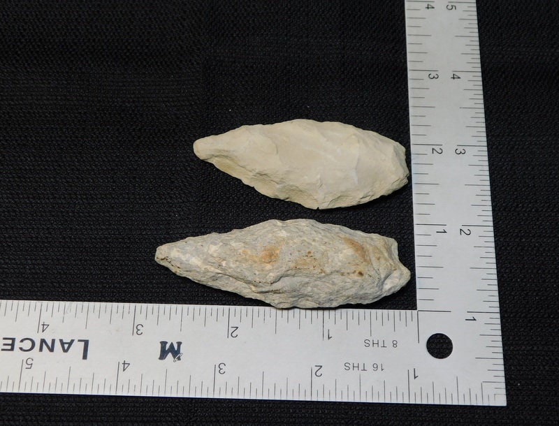 Guilford Type Chipped Stone Projectile Point Authentic | Etsy