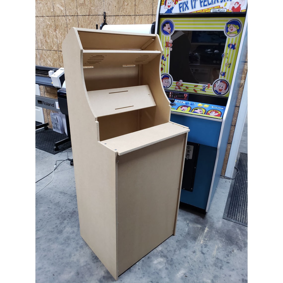 LVL23TC 54" Tall Tankstick Ready Cabaret Arcade Cabinet Kit W/ Marquee ...