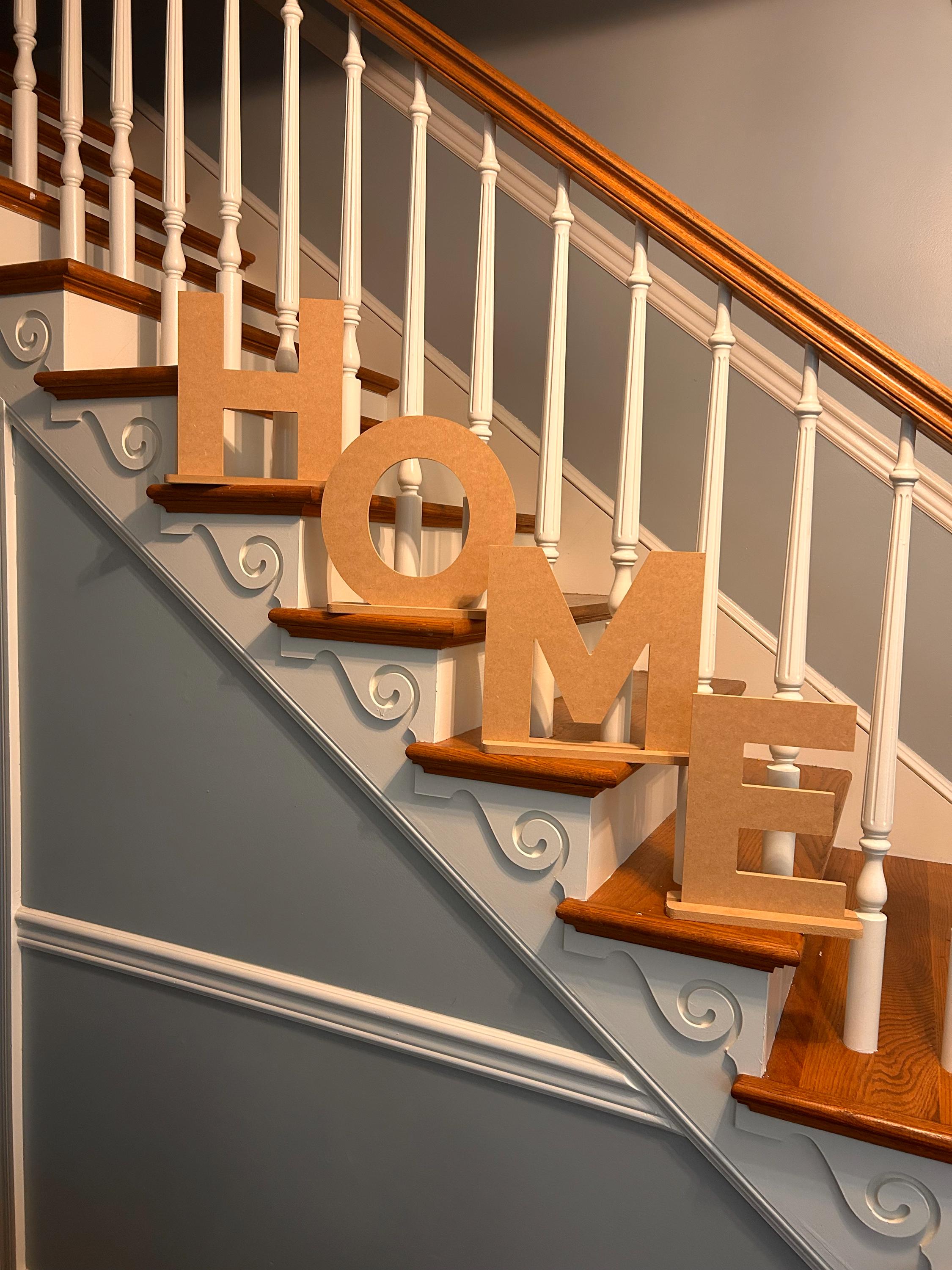 Custom 12" MDF Freestanding Letters With Bases: Event & Home Decor - Etsy