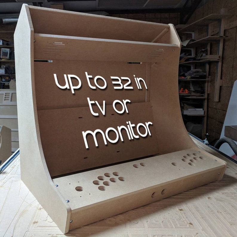 LVL32 32in Bartop Arcade Cabinet Kit: Sanwa Style, Easy Assembly FS - Etsy