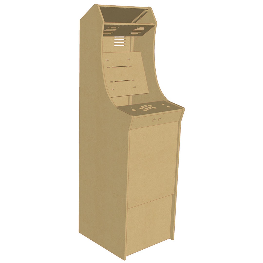 LVL23JV Vertical 1 Player Upright Arcade Cabinet Kit for 23" Screen W ...