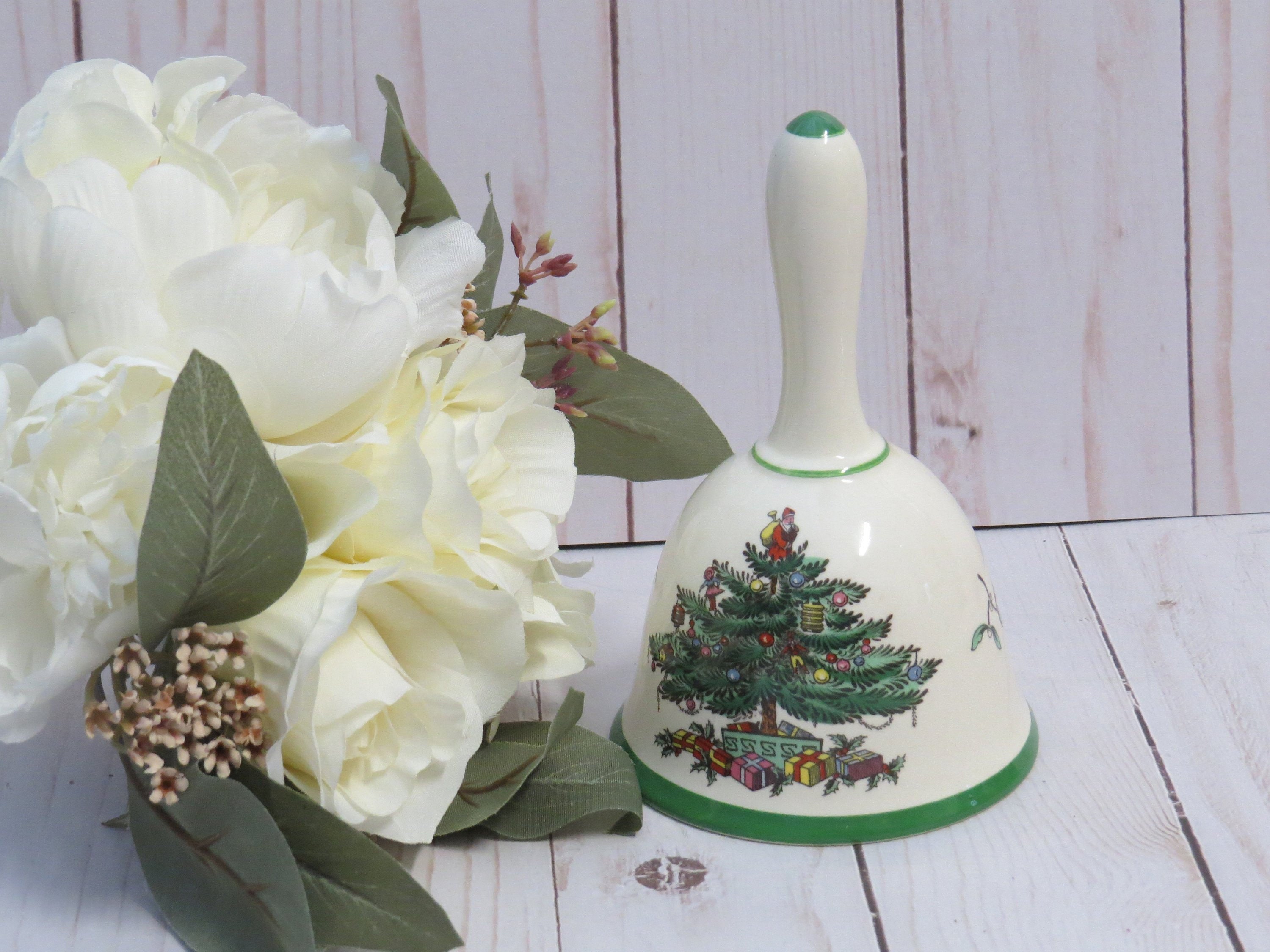 Decorative Porcelain Christmas Tree Bell