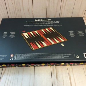 Backgammon Game, Folded Game Board, Game Gift, Gamer Gift, Gift for ...