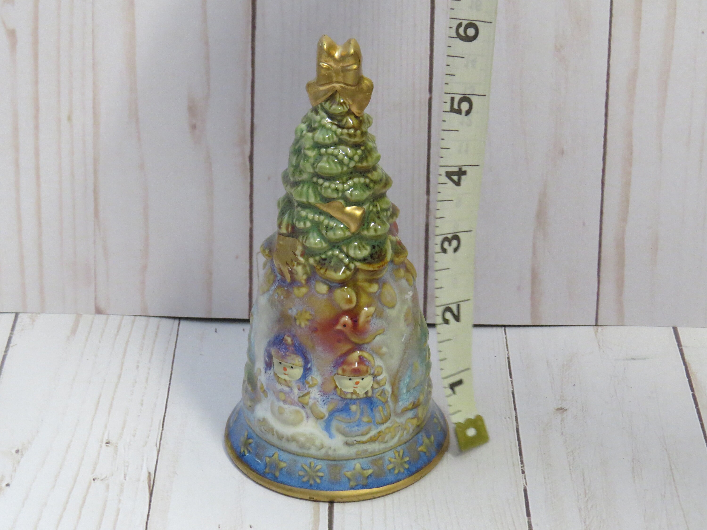 Decorative Porcelain Christmas Tree Bell
