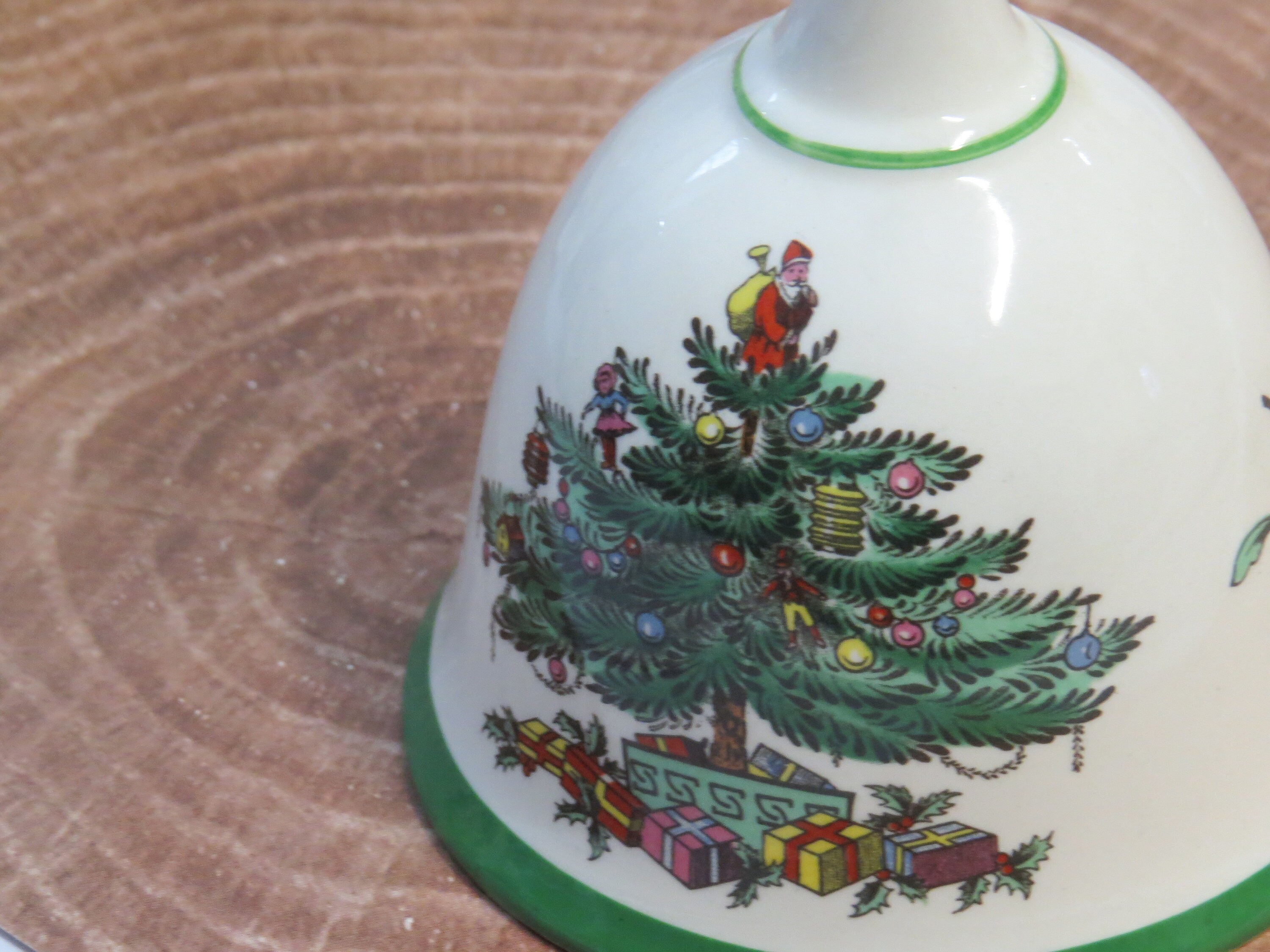 Decorative Porcelain Christmas Tree Bell