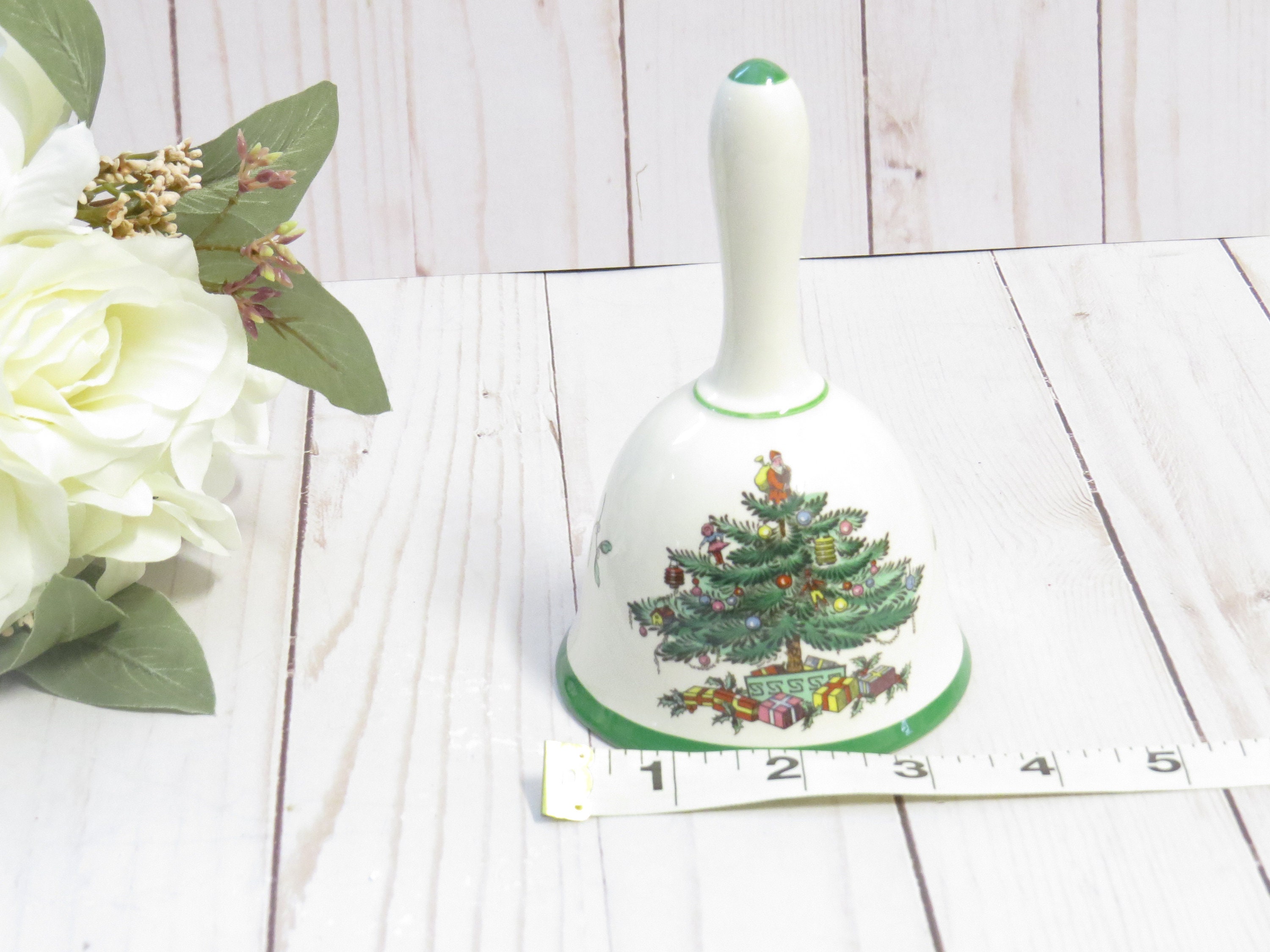 Decorative Porcelain Christmas Tree Bell