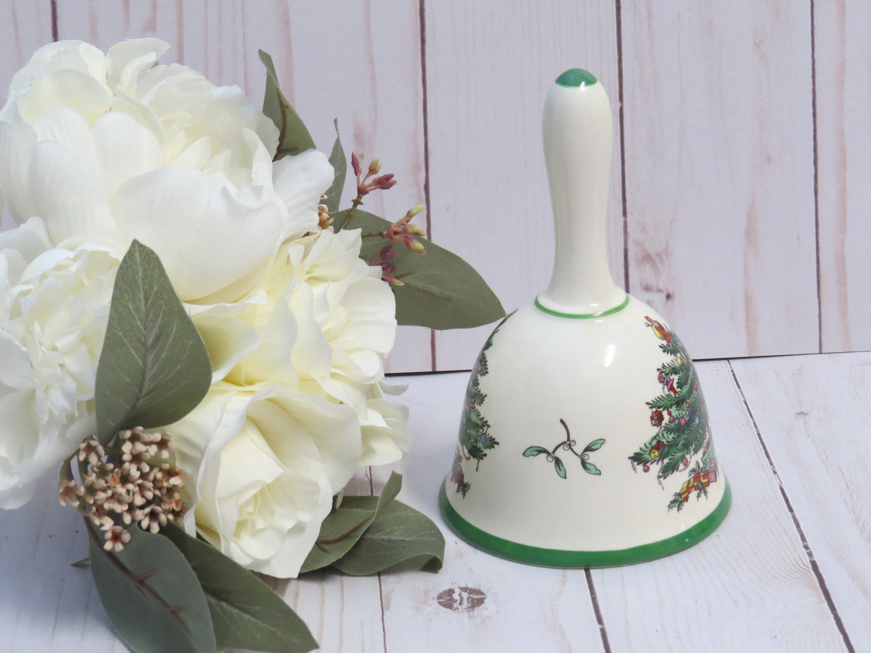 Decorative Porcelain Christmas Tree Bell