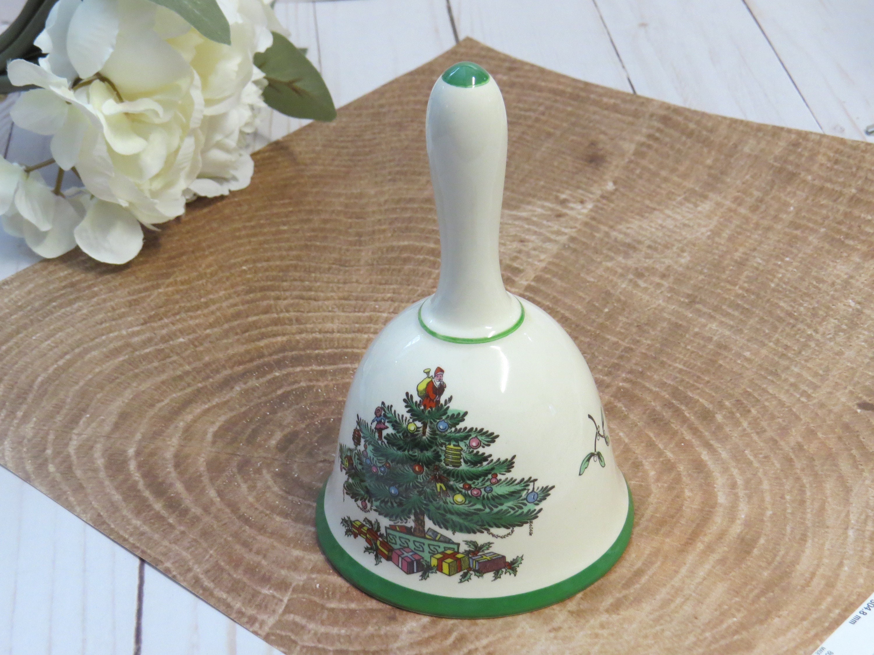 Decorative Porcelain Christmas Tree Bell