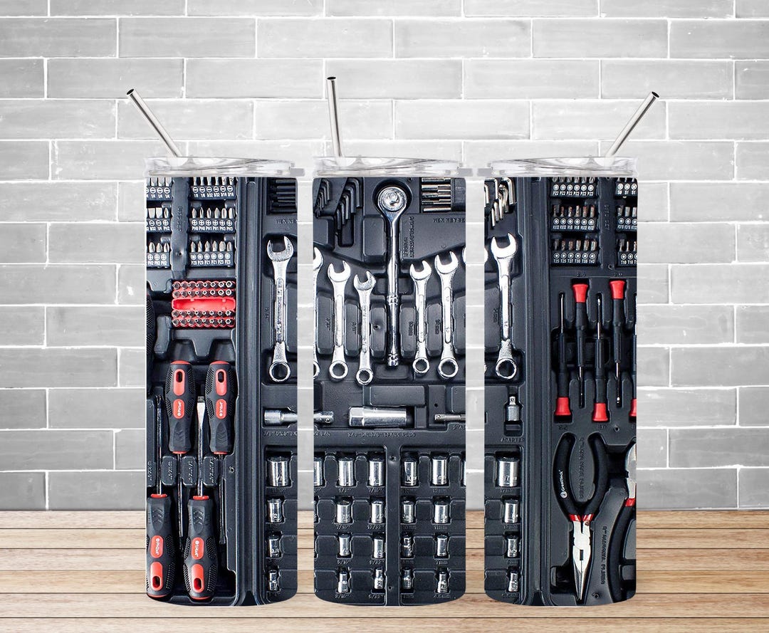 Mechanic Tools Tumbler Wrap | 20oz Tumbler Wrap | Digital Download ...