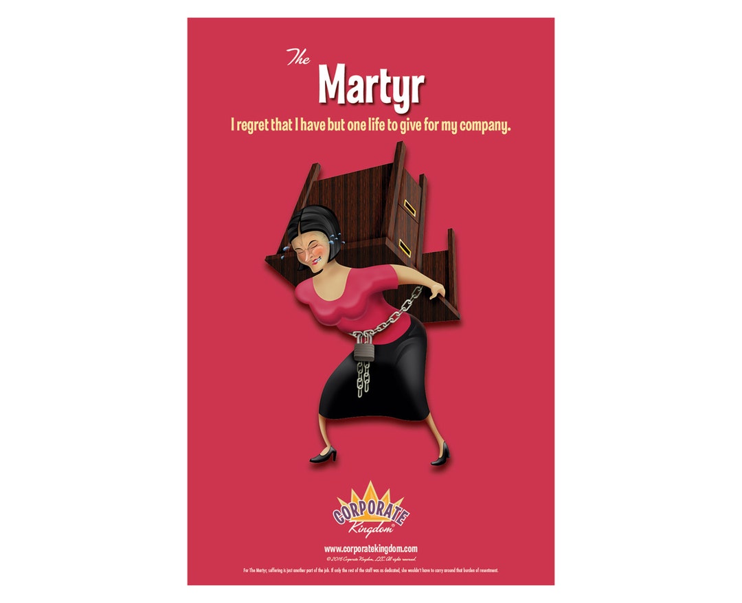 Martyr Poster by Corporate Kingdom® - Etsy