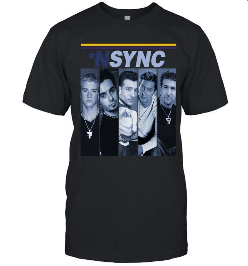 Vintage NSYNC Boy Band Shirt, Nsync Eras Shirt, 90s Boy Band Shirt, in ...