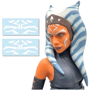 Ahsoka Face Stencil - Etsy