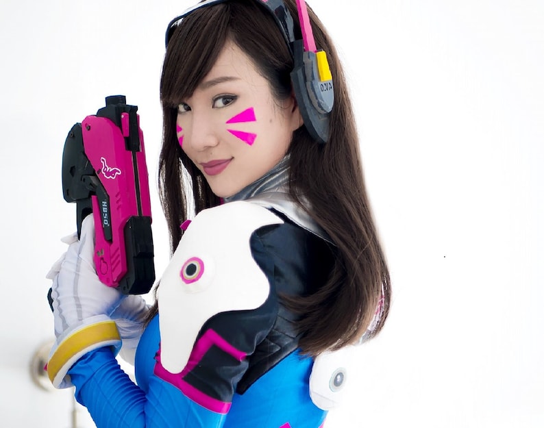 OW Dva Cosplay Face Temporary Tattoos 2 Sizes 6 Pairs | Etsy