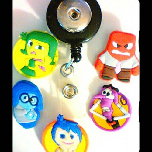 Sadness From Disneys Inside Out ID Badge Reel | Etsy