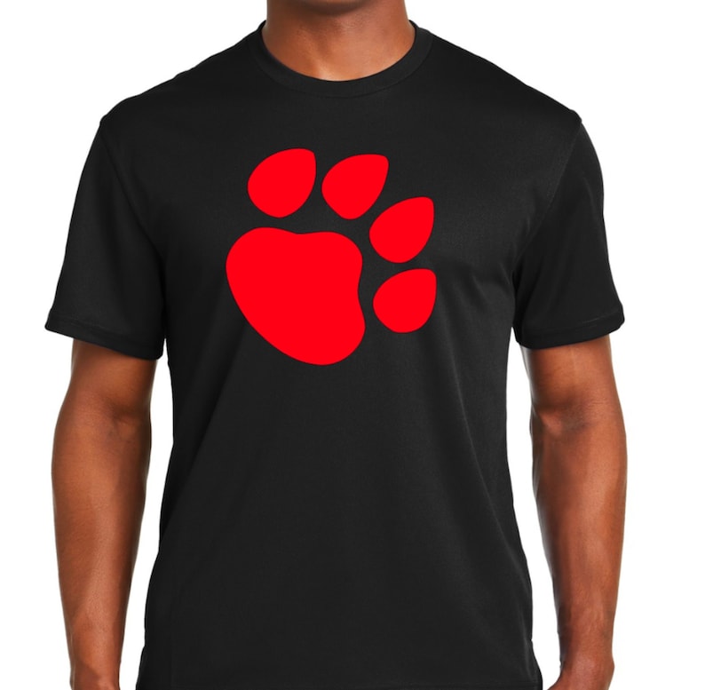 Paw Print T-shirt - Etsy