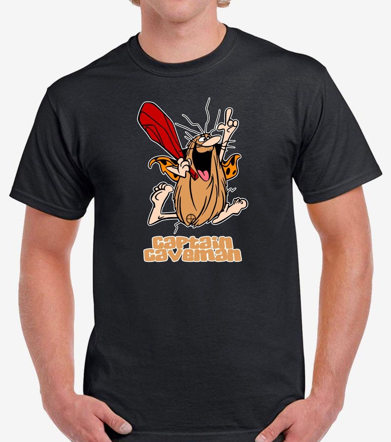 Captain Caveman T-shirt - Etsy