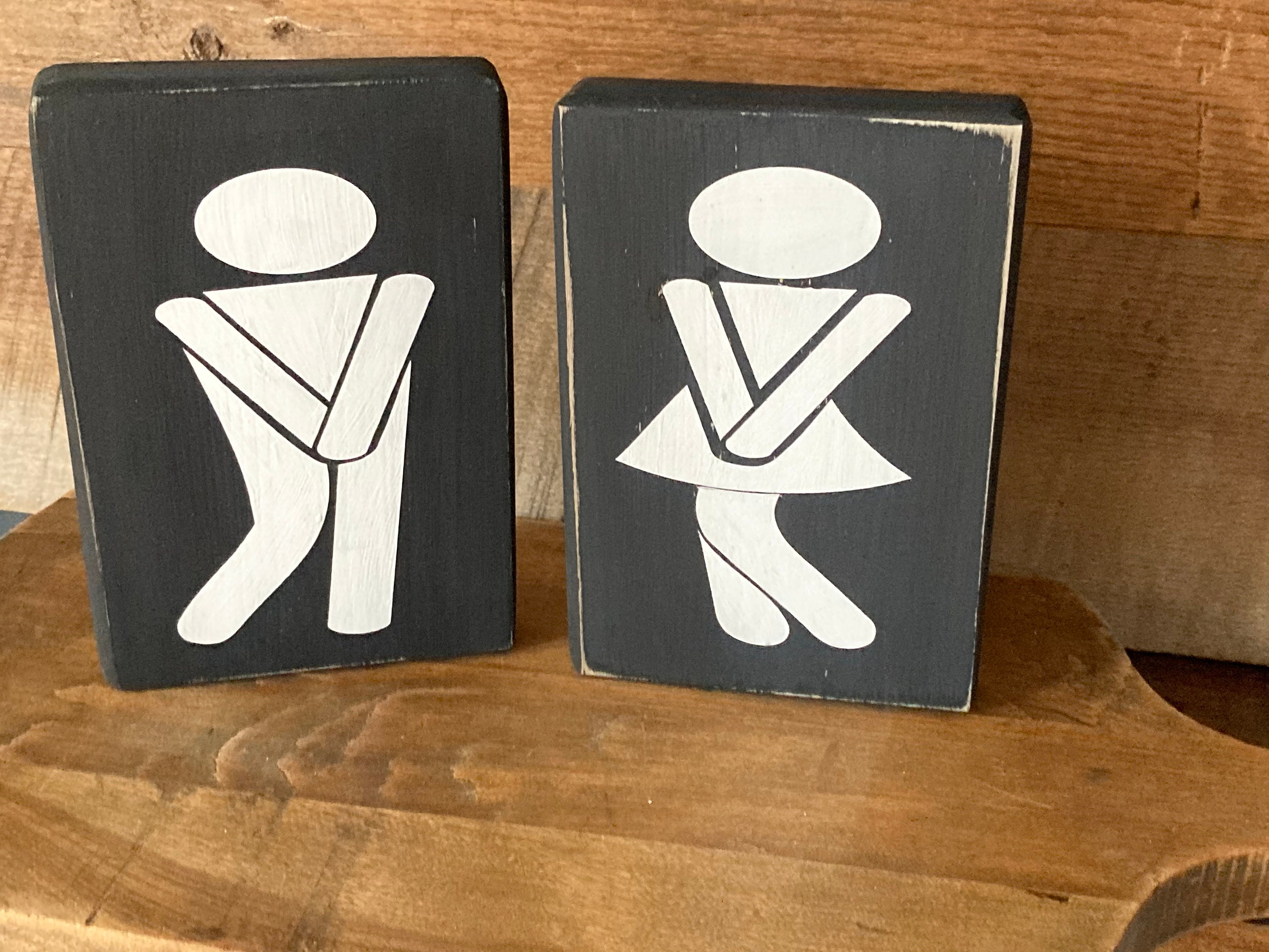 Bathroom People Sign Pee Sign Boy Bathroom Sign Girl | Etsy