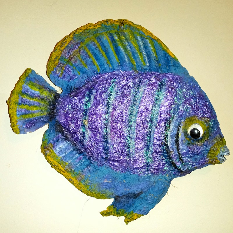Paper Mache Fish - Etsy