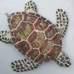 How to Make a 3D Papier Mache Green Sea Turtle - Etsy